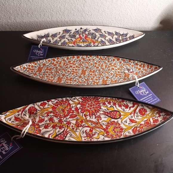 Nakkas Cini | Art | Nwt Nakkas Cini Turkey Handpainted Ceramic 4x2 ...